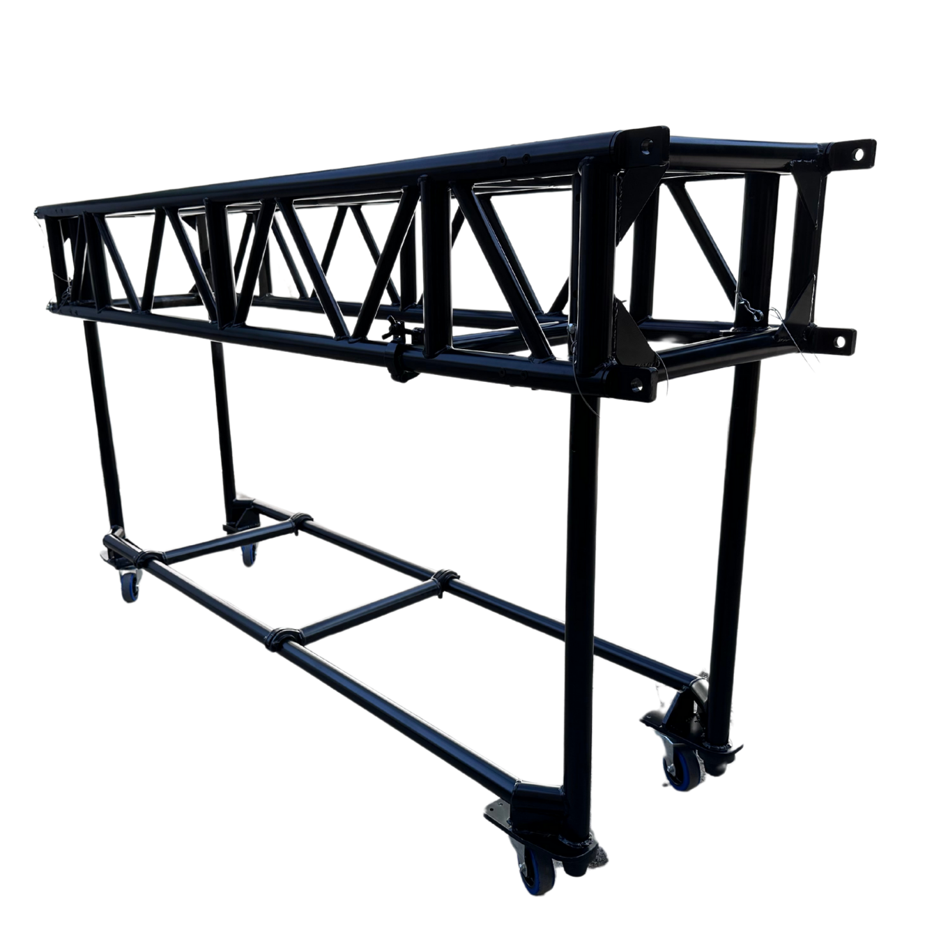 Black Aluminum Truss Base Plate - Nationwide Event Rentals