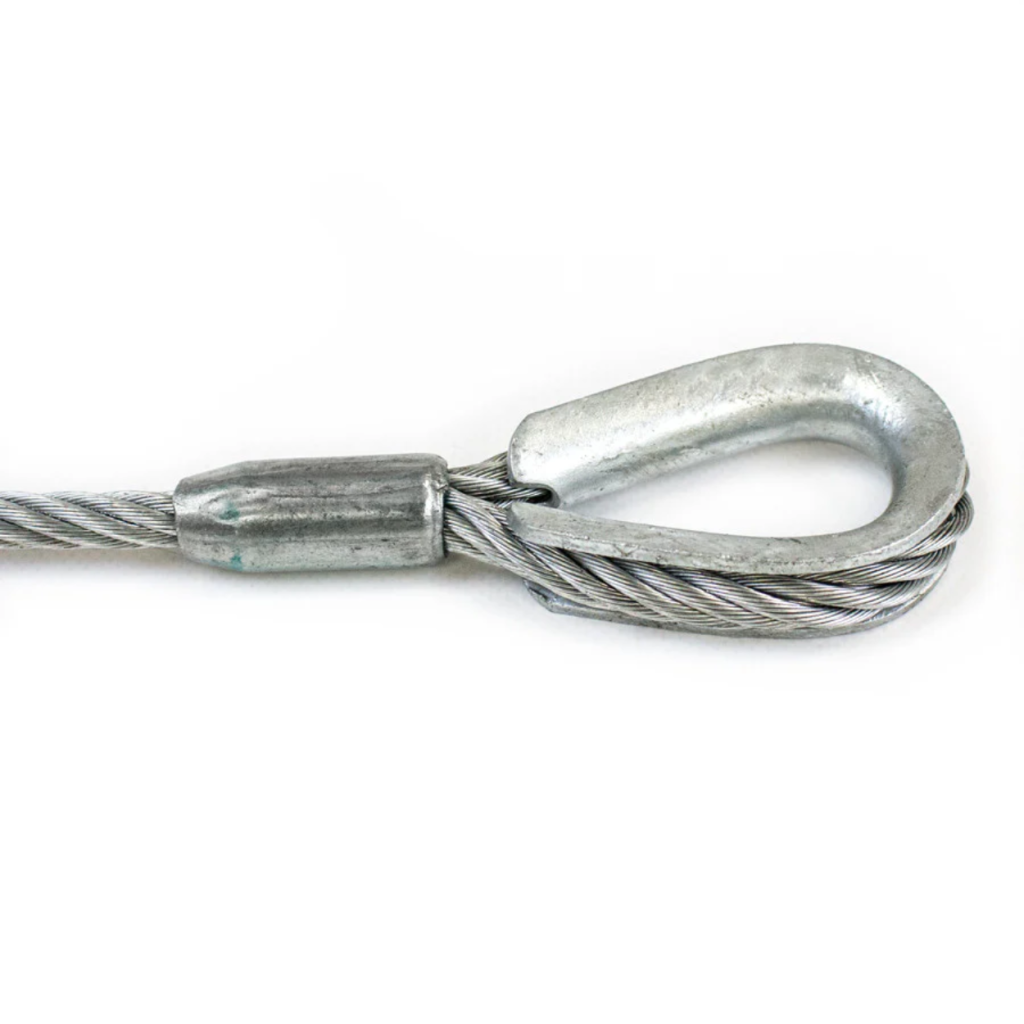 5' LiftAll Wire Rope 3/8" Thimble Rental - Nationwide Event Rentals