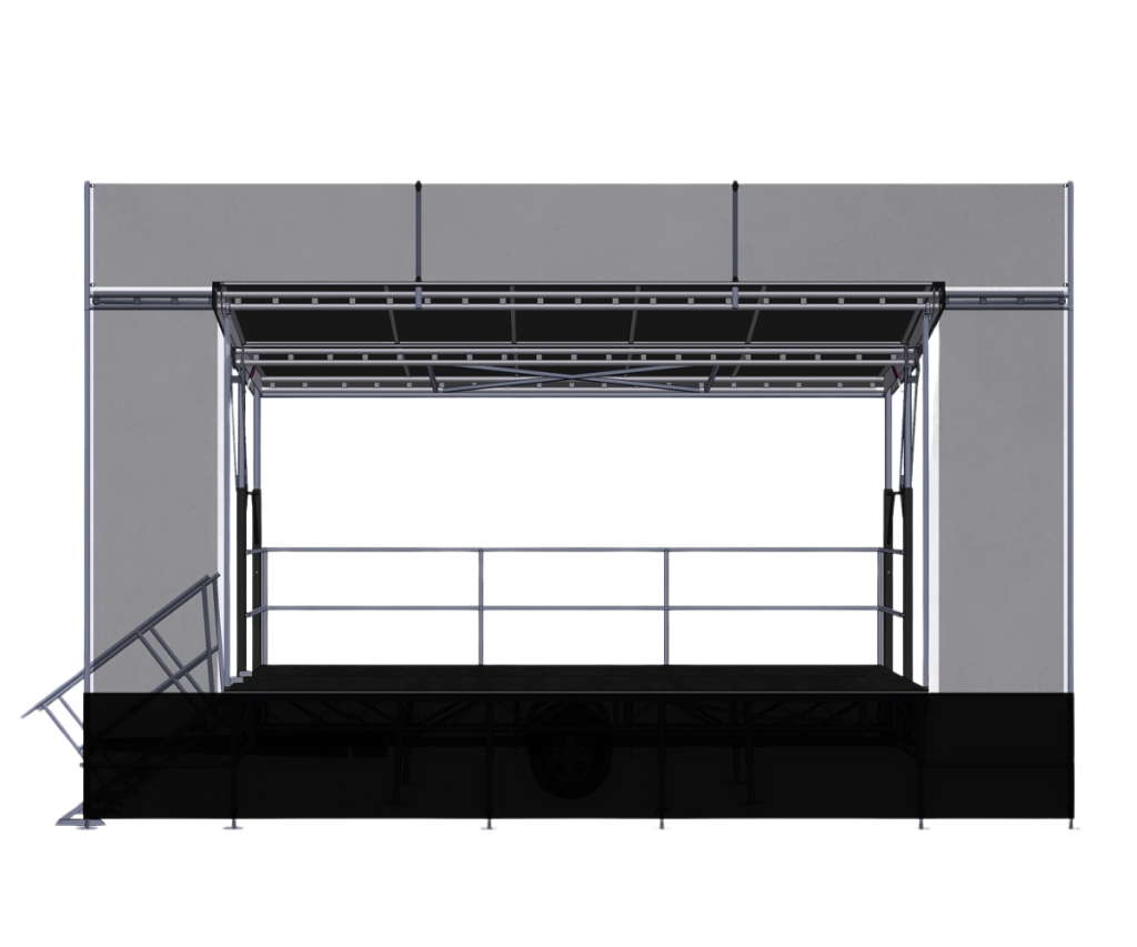 Eurostage EZ-20 Mobile Stage Rental - Nationwide Event Rentals