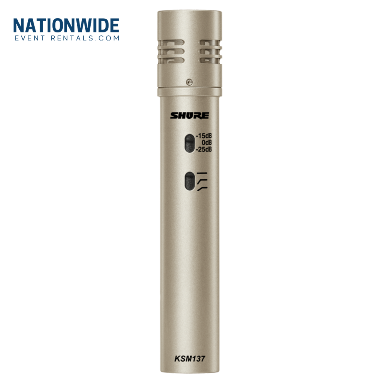 Shure KSM137 Cardioid Instrument Microphone Rental - Nationwide Event ...